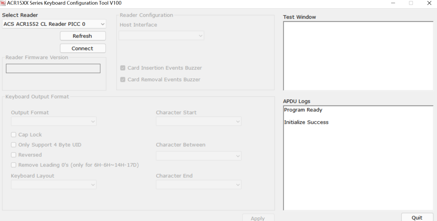 HOW to convert ACR1552U-M1 NFC Reader from CCID to HID? - CXJsmart